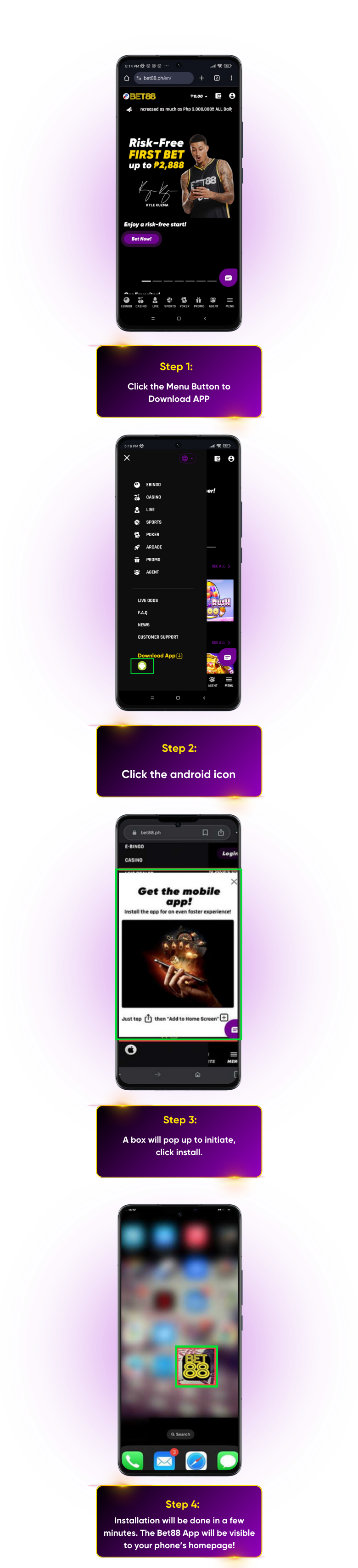 Download Bet88.ph app now