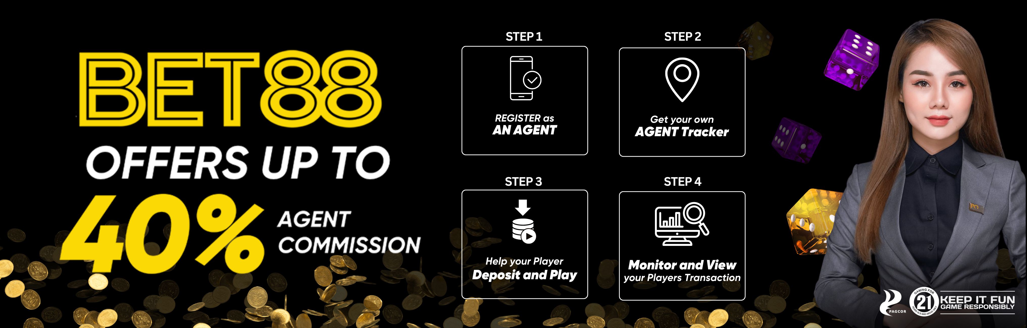 Agent and Affiliate Program | Bet88.ph